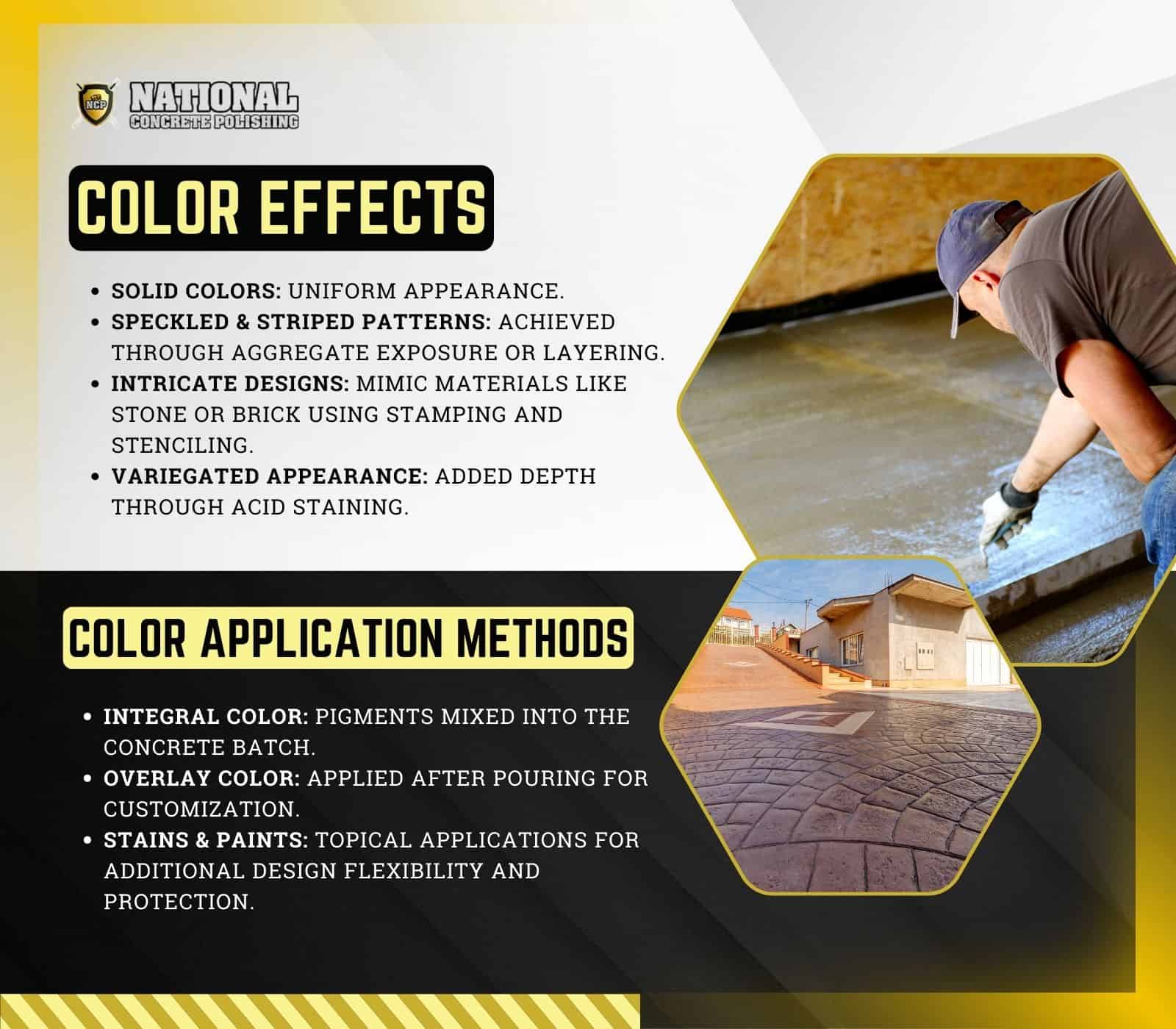 How to Color Concrete? - National Concrete Polishing